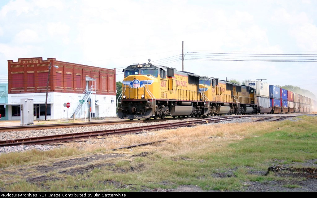 Westbound Intermodal Train